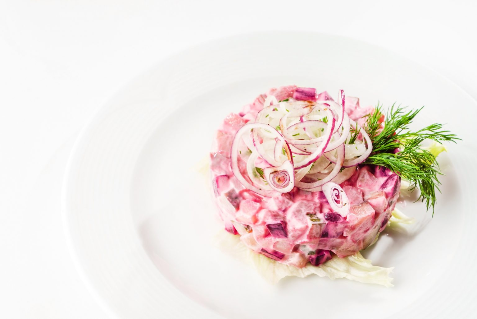 A pink potato salad recipe! | Woman and Home Magazine