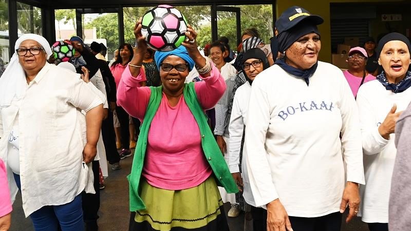 Cape Town seniors share moment in spotlight at olympic Golden Games