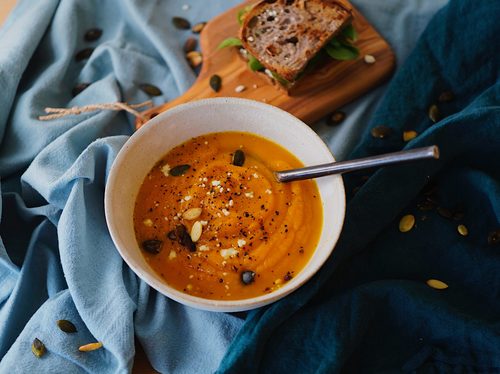 Take Your Basic Smooth Soup To The Next Level with Added Texture