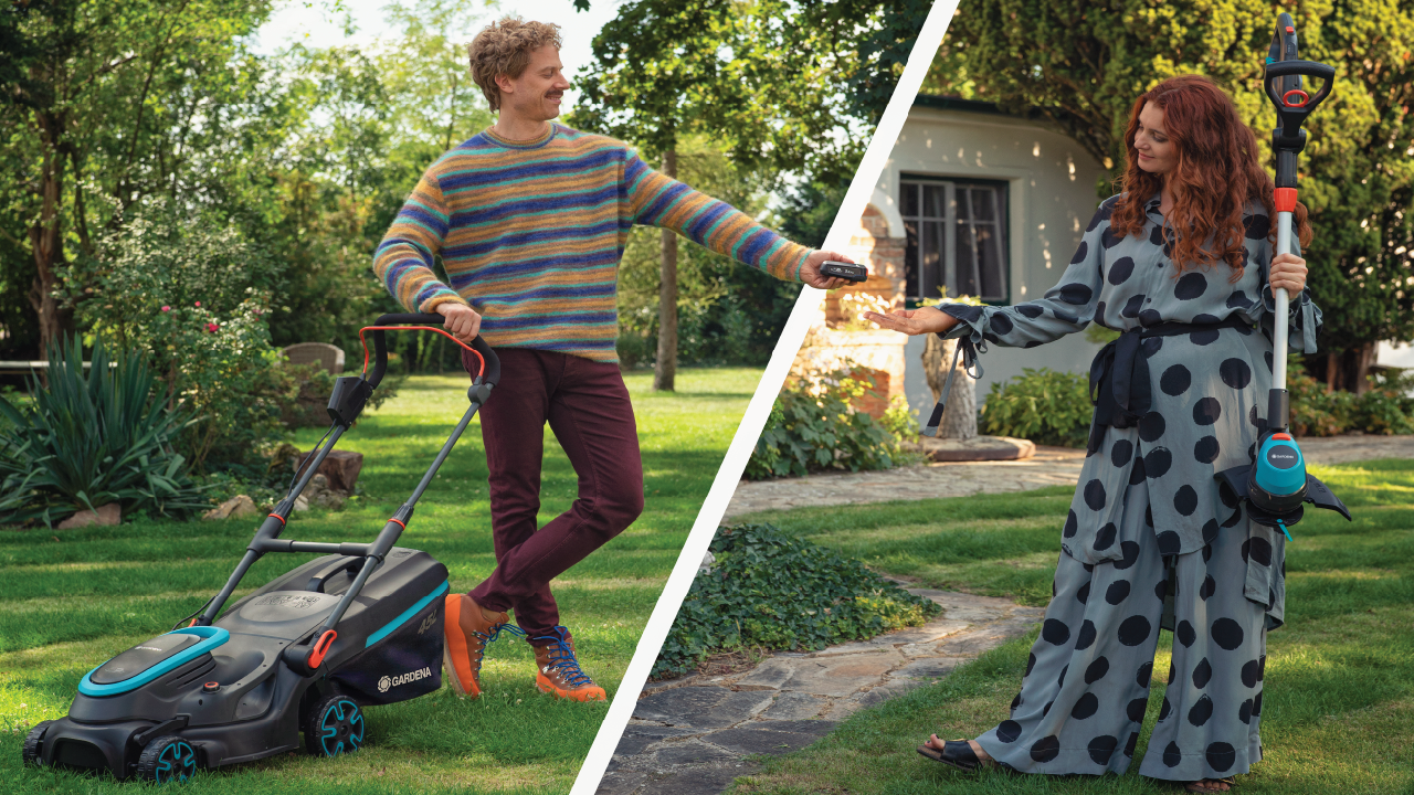 Passion powered by GARDENA with one-size-fits-all battery system
