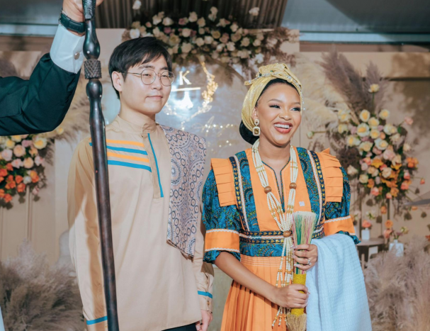 SA woman and South Korean hubby go viral for traditional 'wedding of ...