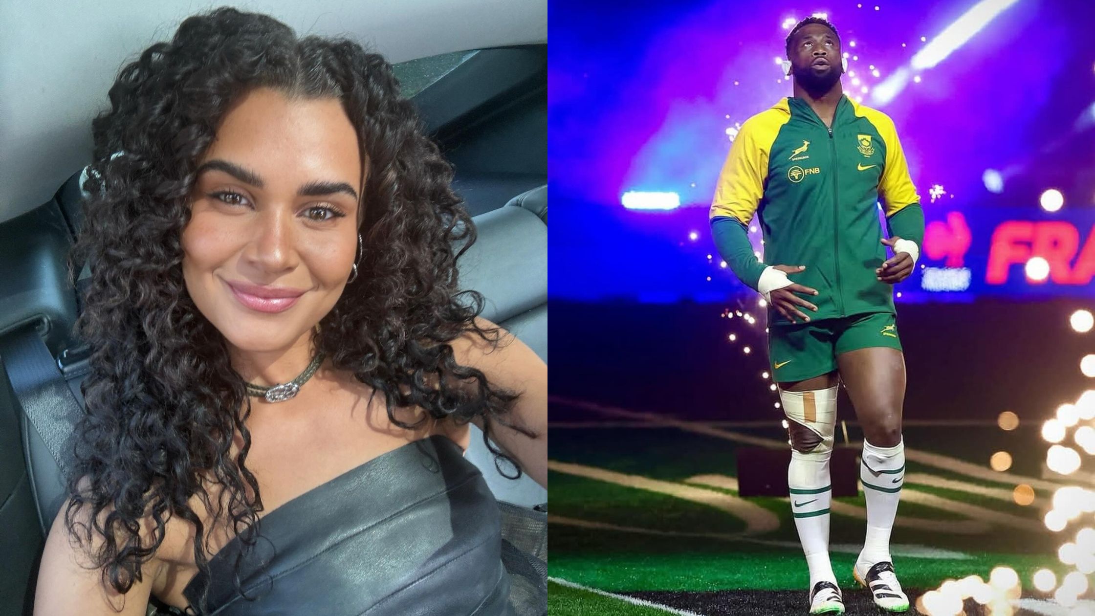 Siya Kolisi and Dutch influencer Rachel John spark romance rumours ...